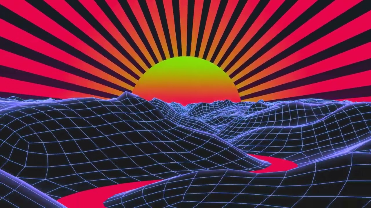 4k Sunset Loop Dj Visuals Youtube