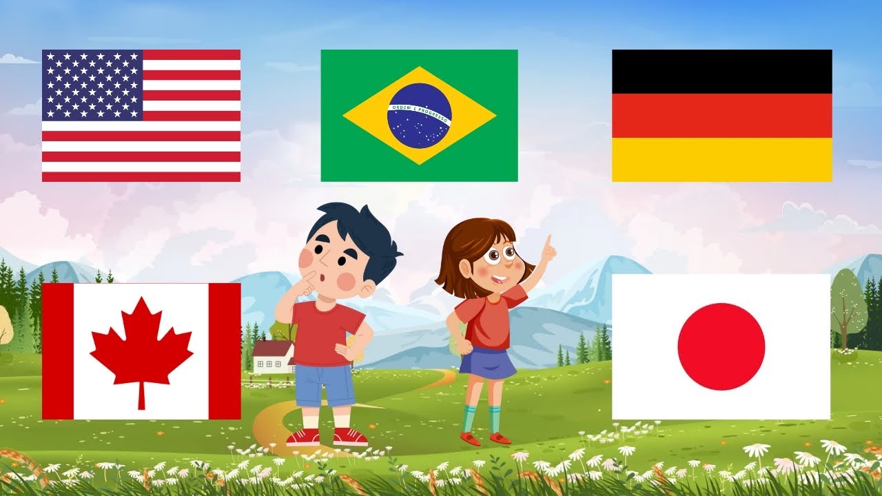 Country Flags Song Fun Songs For Kids Kids Educational Video