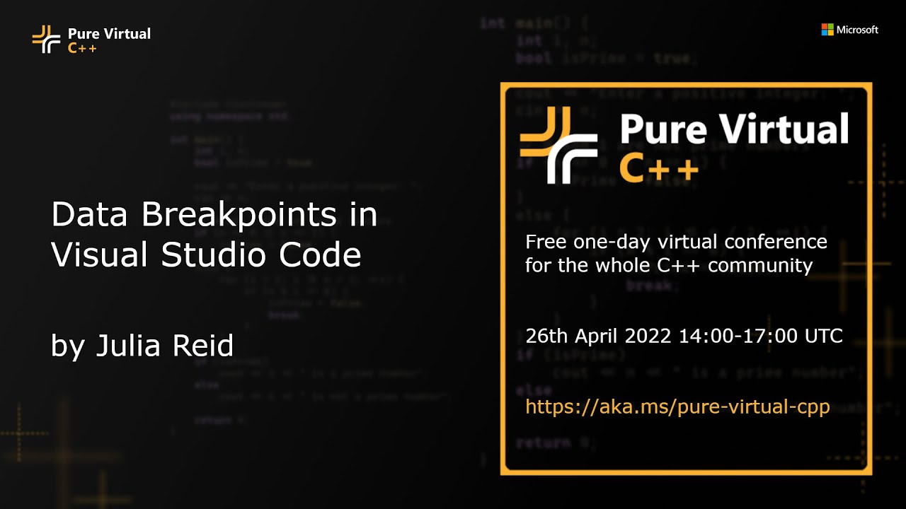 Data Breakpoints In Visual Studio Code Youtube