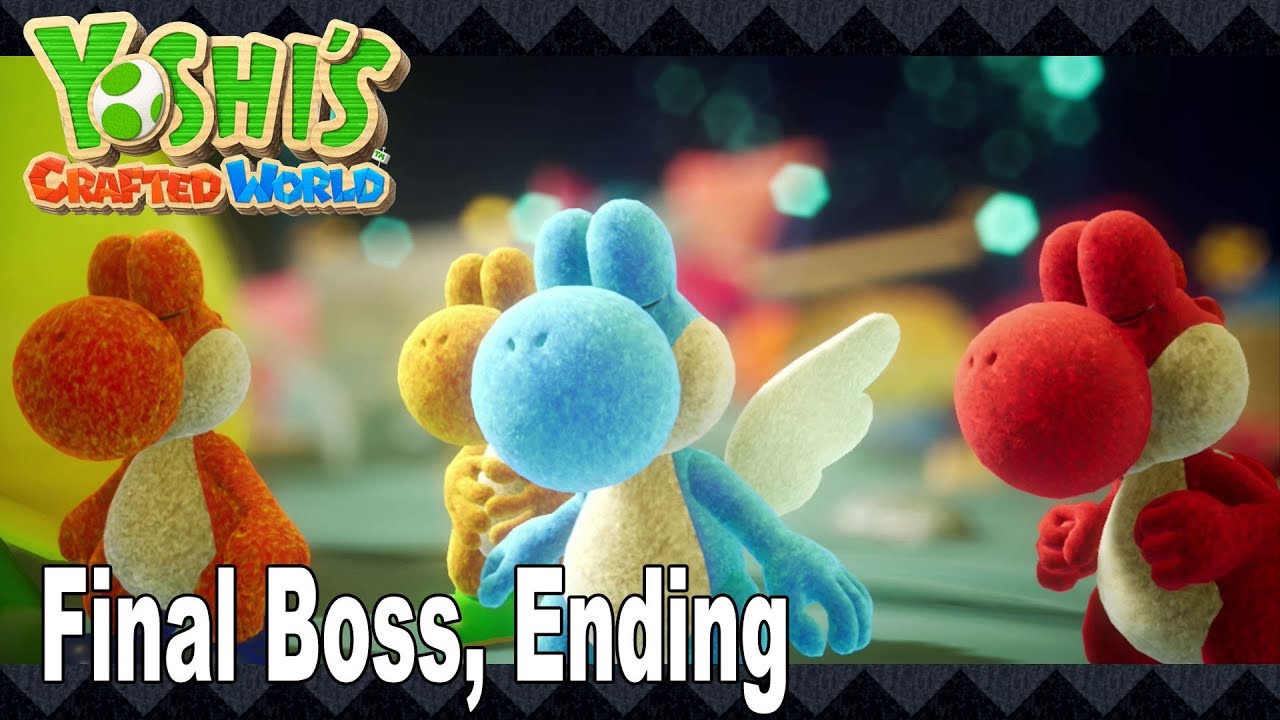 Yoshi S Crafted World Final Boss Ending And Credits Hd 1080p Youtube