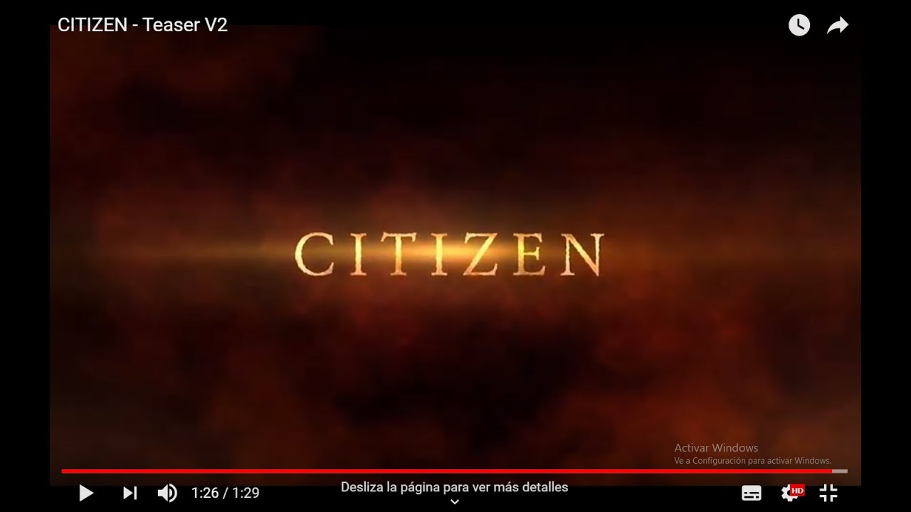 Citizen Teaser Youtube