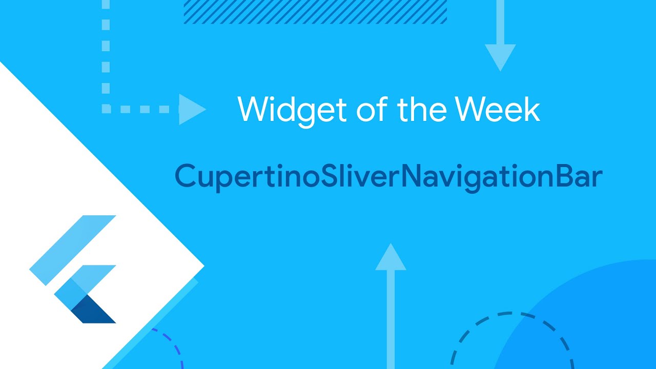 Cupertinoslivernavigationbar Widget Of The Week Youtube