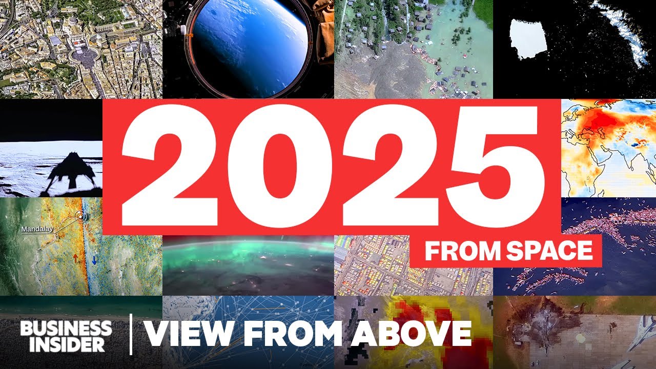 How The World Changed In 2025 View From Above Youtube