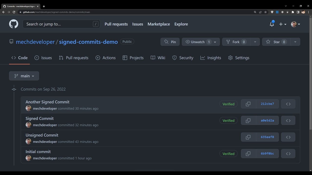 Verified Commits On Github From Windows Pc Gpg Keys Youtube