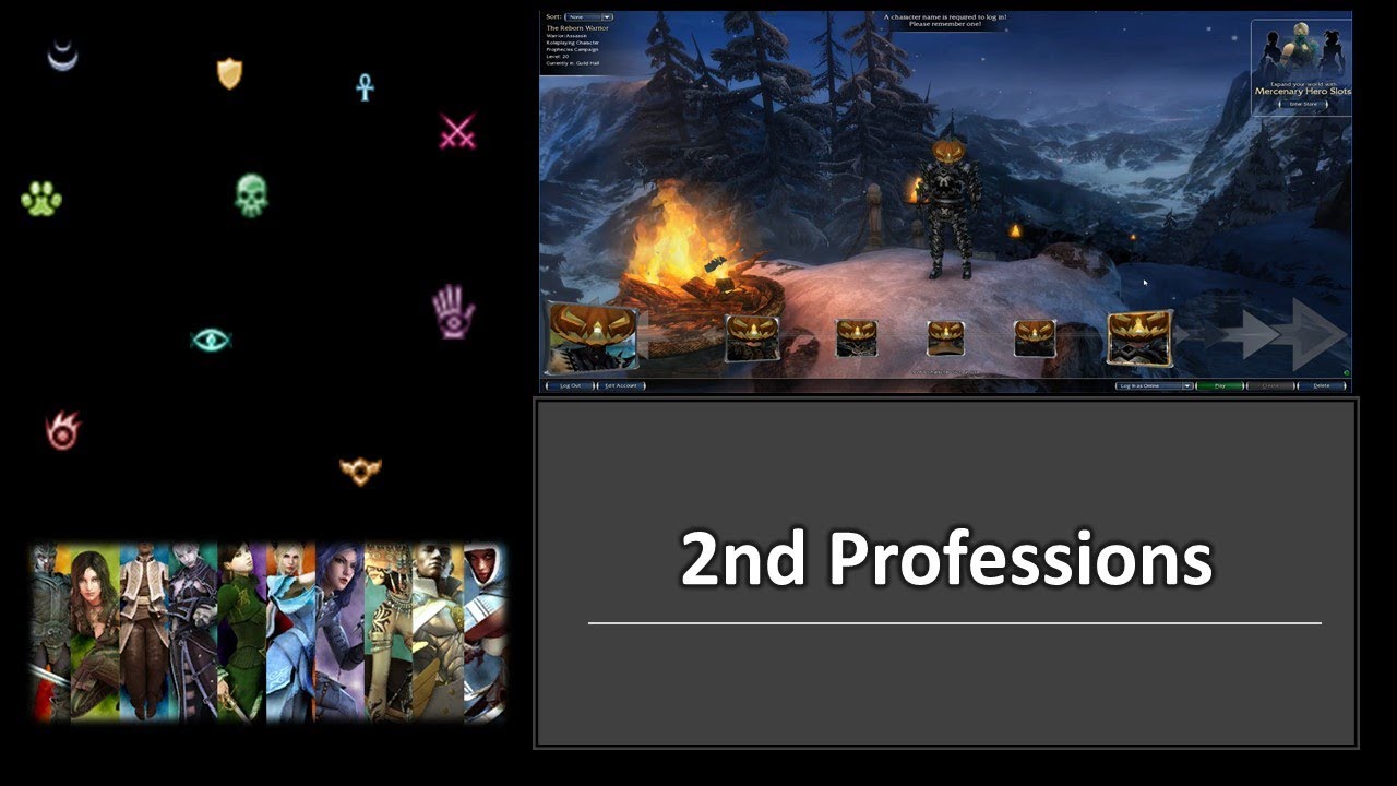Which Second Profession To Pick Guild Wars 10 Professions Youtube