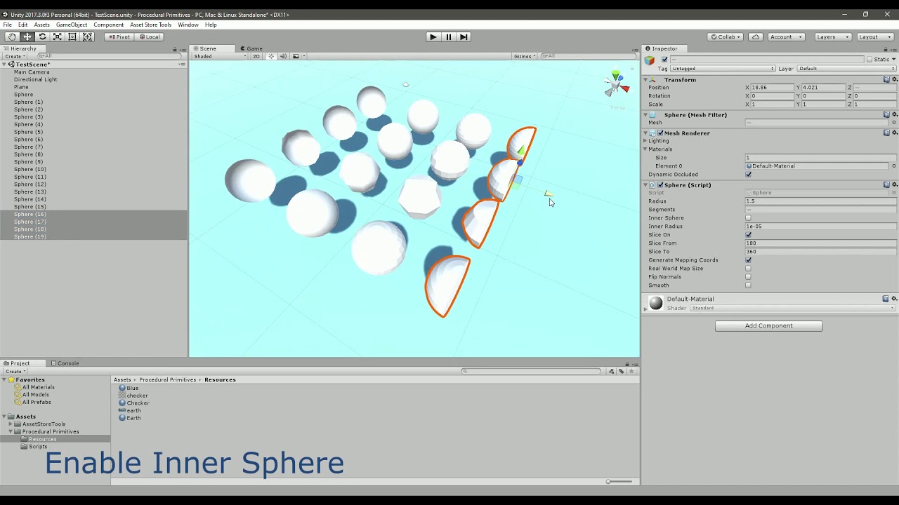 Procedural Primitives V1 2 Demo Sphere Example Youtube
