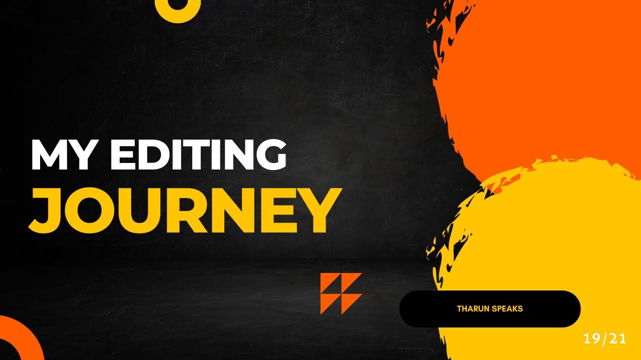 My Editing Journey Youtube