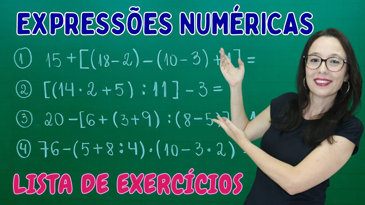 Expressões Numéricas Lista De Exercícios Para Você Treinar