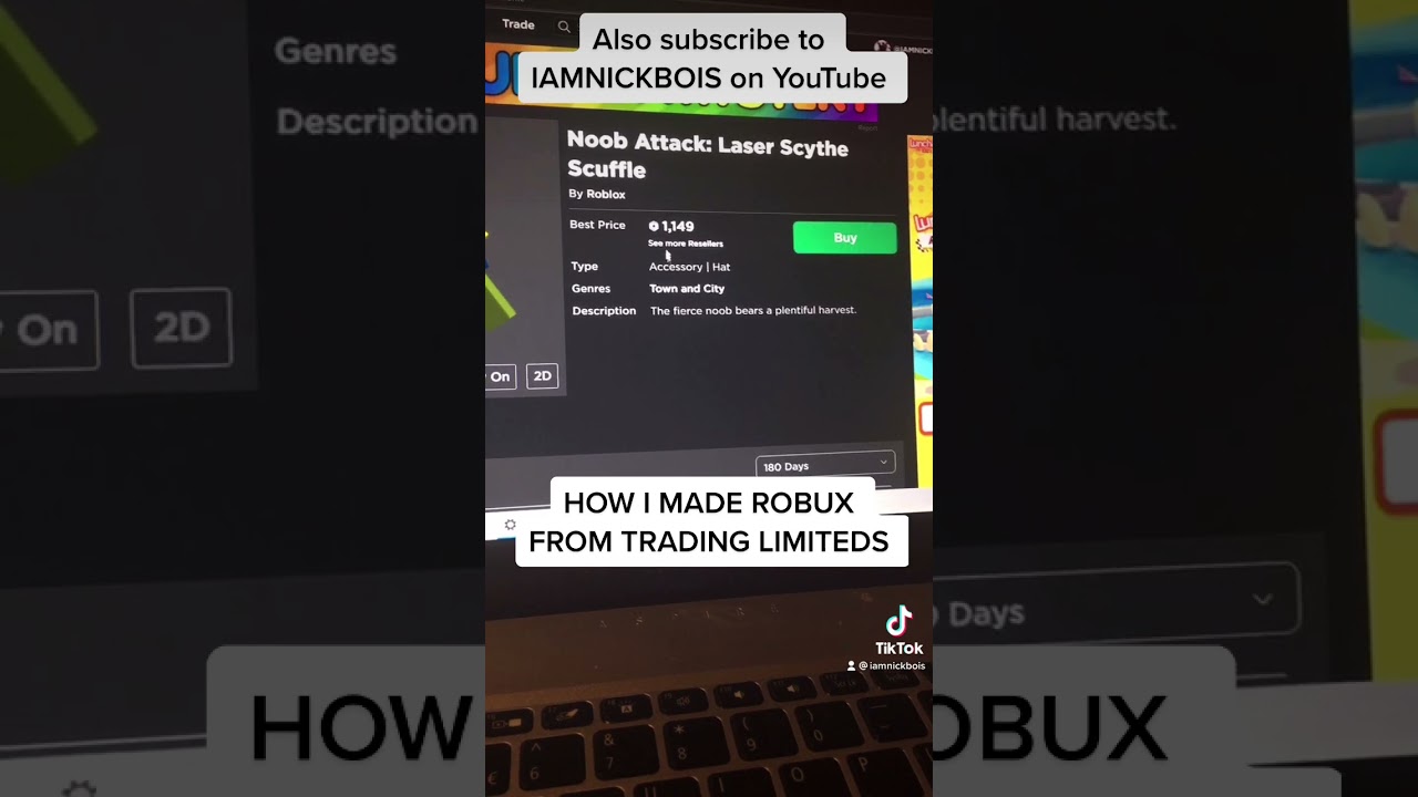 How I Made Robux From Trading Limiteds In Roblox Youtube