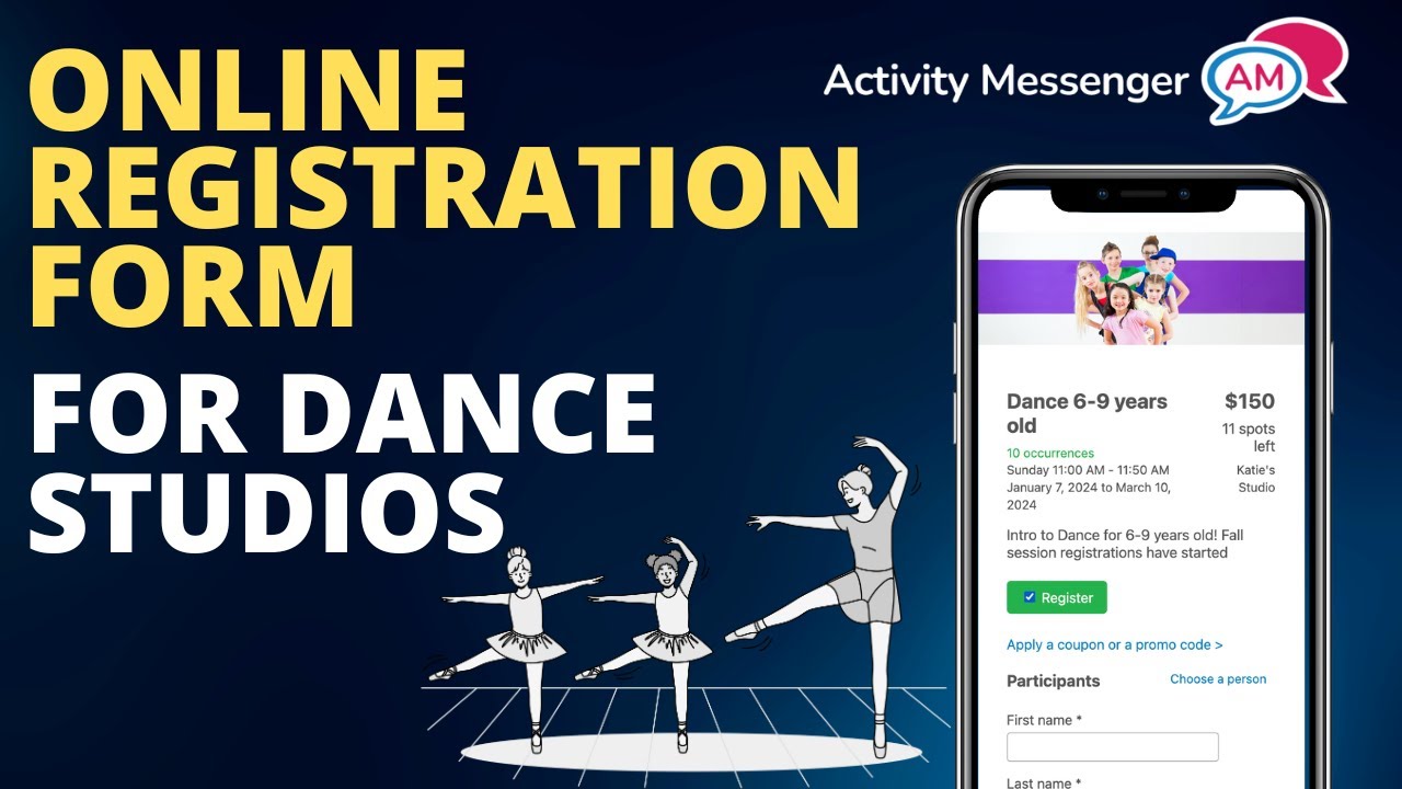 How To Create Dance Registration Form Youtube