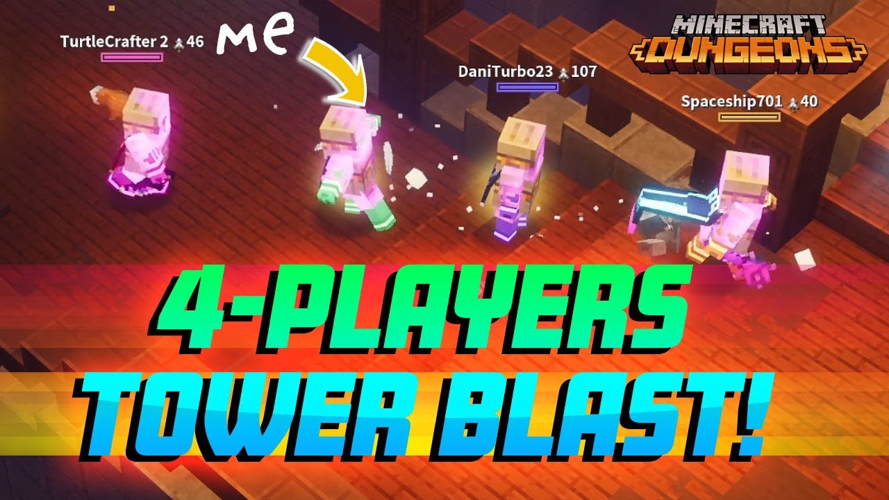 Minecraft Dungeons Tower Online Multiplayer With Friends So Much Fun