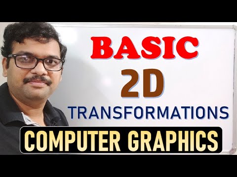 Computer Graphics Basic 2d Transformations Youtube