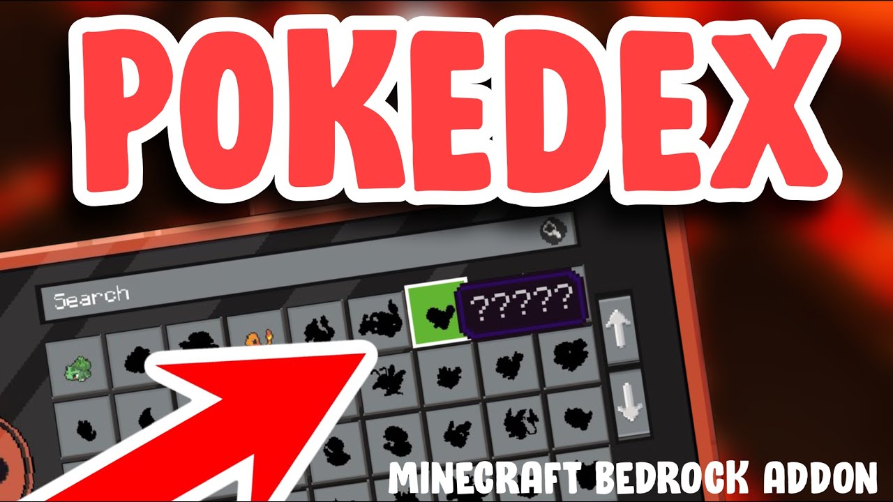 Pokédex Showcase Pokébedrock Minecraft Bedrock Addon Addon Release