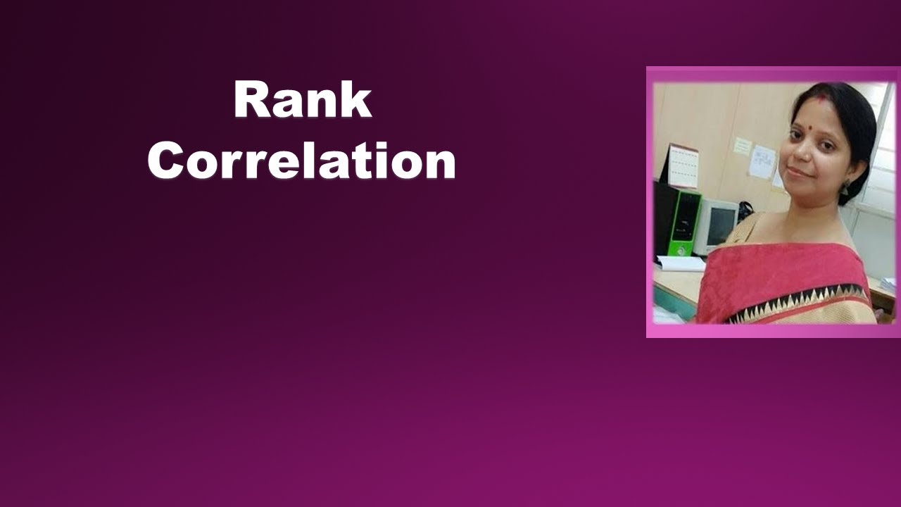 Rank Correlation Youtube