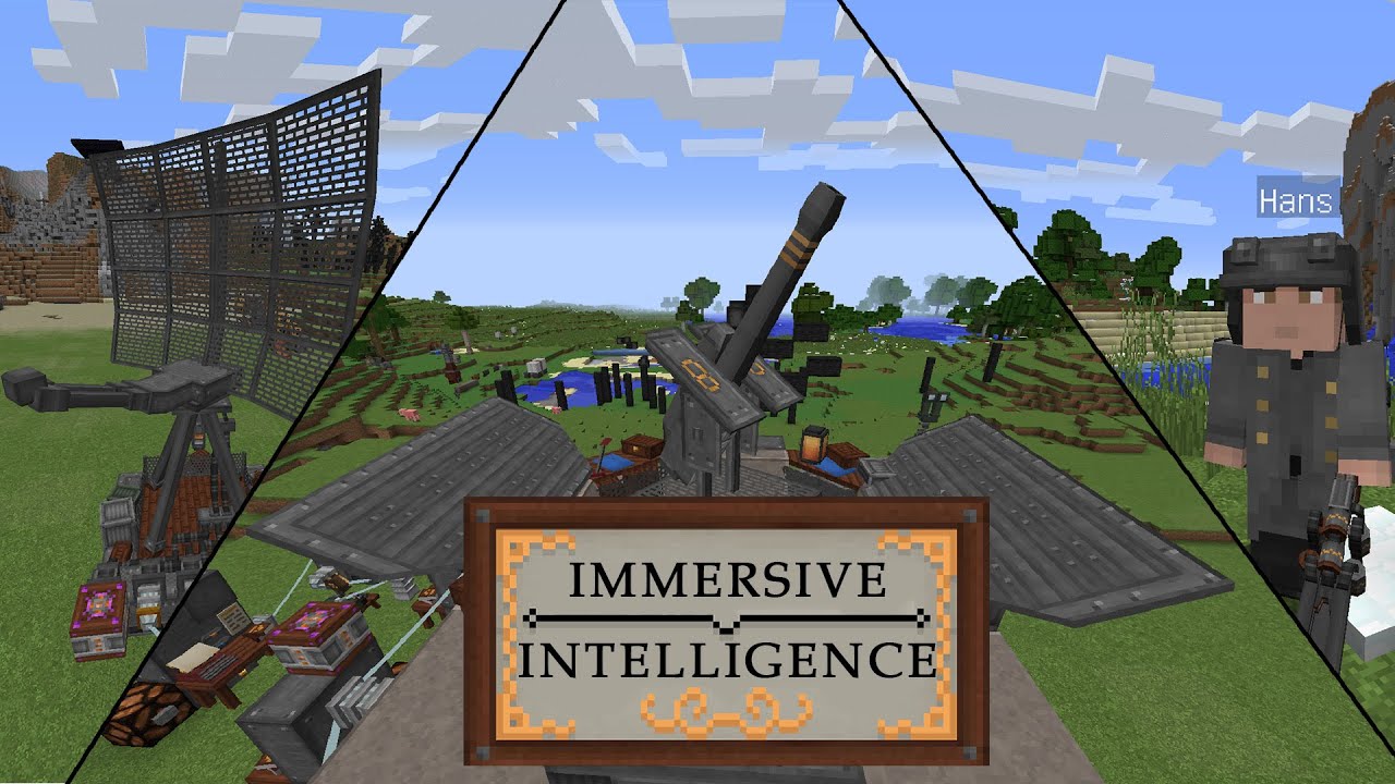 обзор мода Immersive Intelligence военная промышленность Minecraft