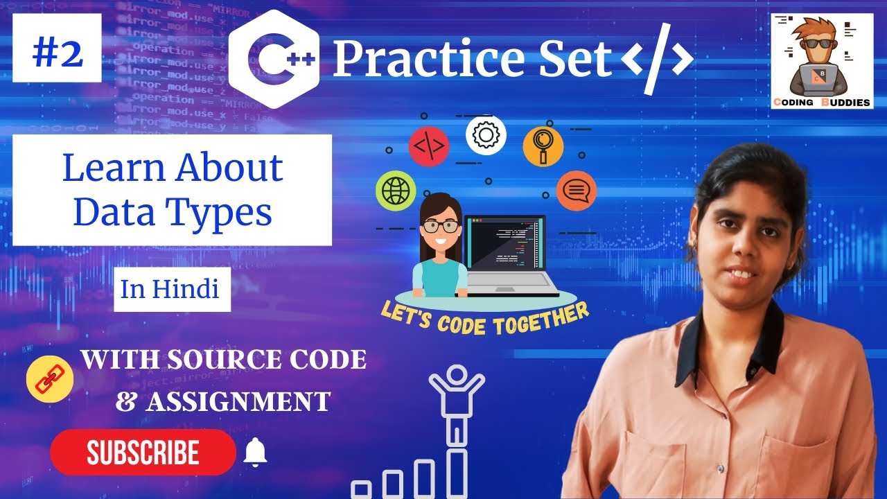 02 Learn Data Types Program In C C Tutorial In Hindi For