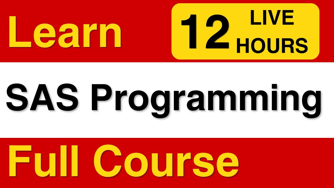 Sas Full Course Training Great Online Training