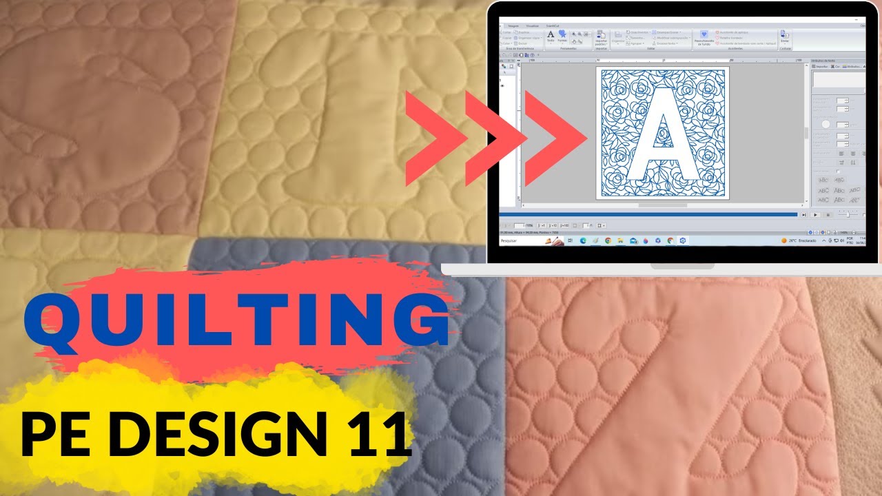 Pe Design 11 Quilting Facilmente Com Pe Design 11 Youtube