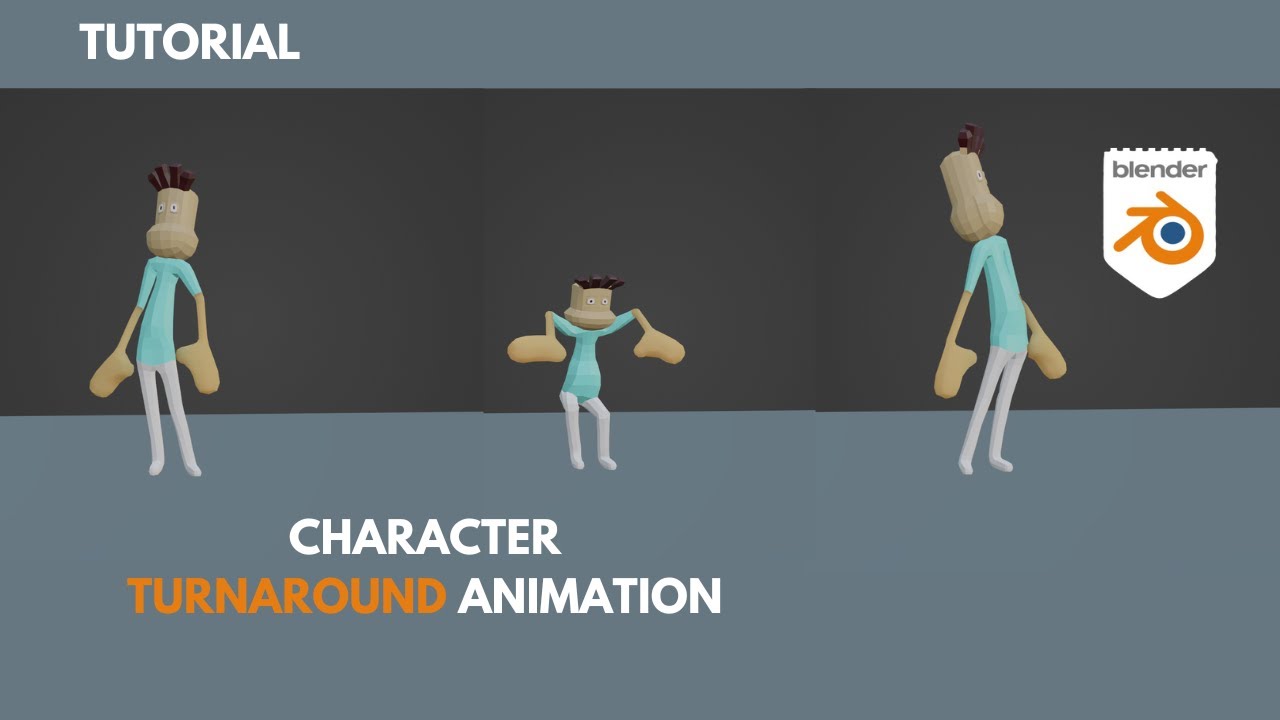 Character Turnaround Blender Animation Tutorial Youtube