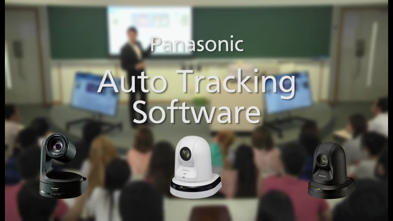 Panasonic Auto Tracking Software Aw Sf100 Demonstration Youtube