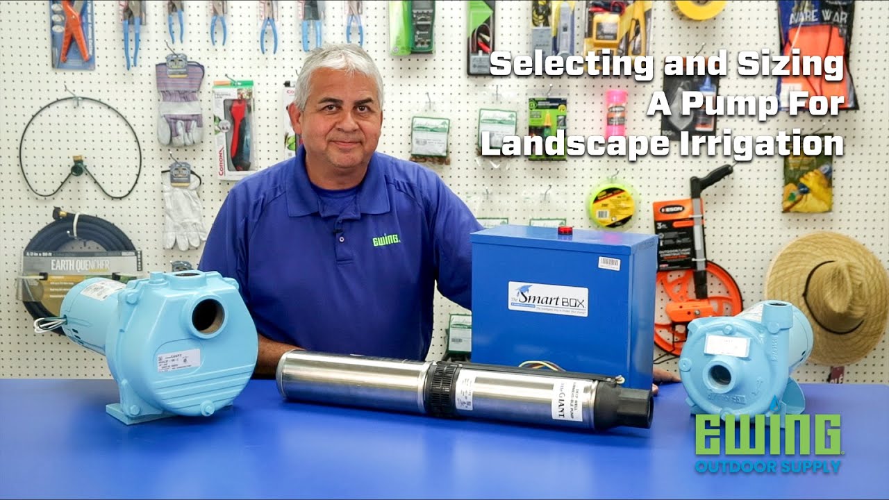 Selecting And Sizing A Pump For Landscape Irrigation Youtube