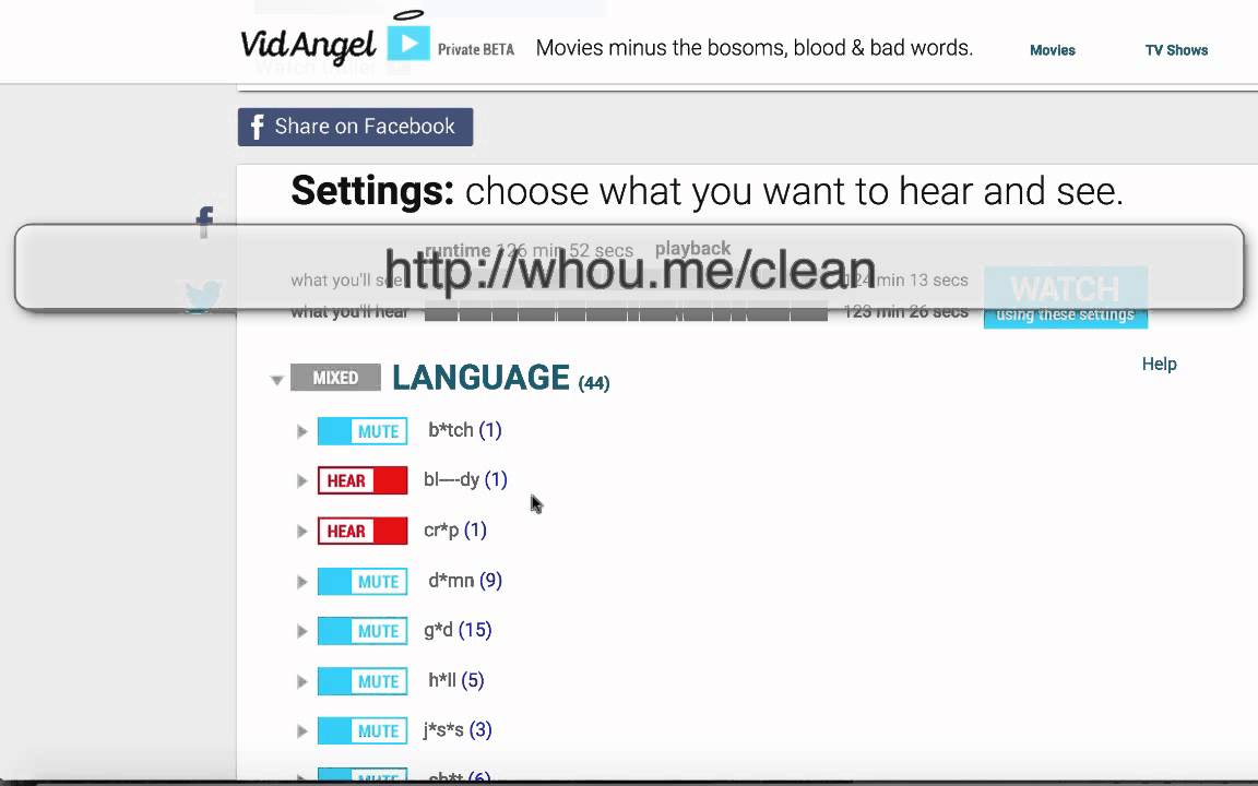 Vidangel Youtube