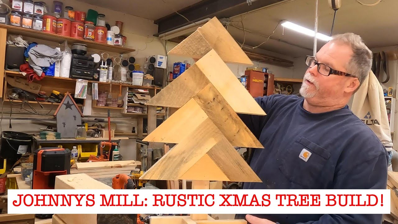 Rustic Christmas Tree Build Youtube