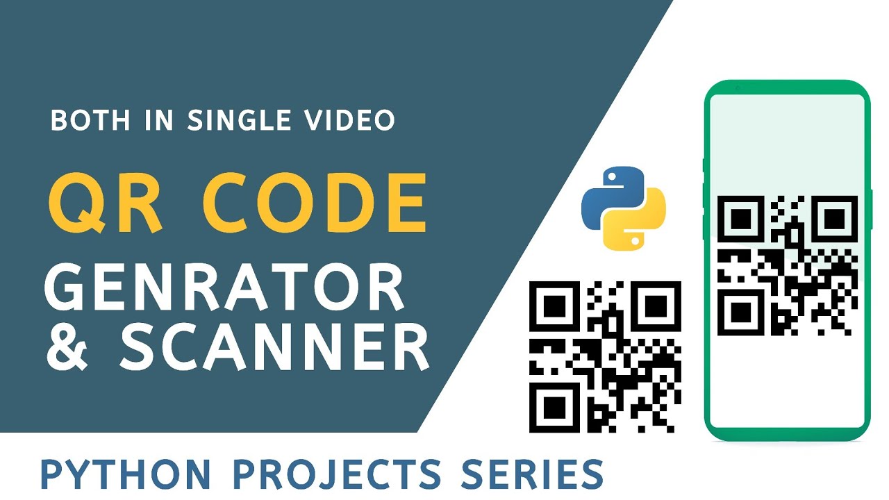 Qr Code Generator In Python Qr Code Scanner Using Python Python