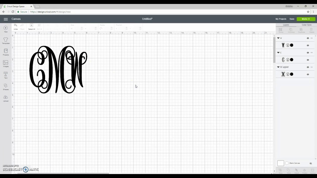 How To Use Vine Monogram Svg S Tutorial Youtube