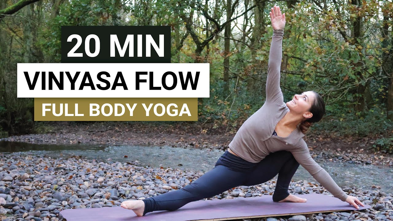 20 Min Vinyasa Yoga Flow Full Body Yoga For Strength Flexibility