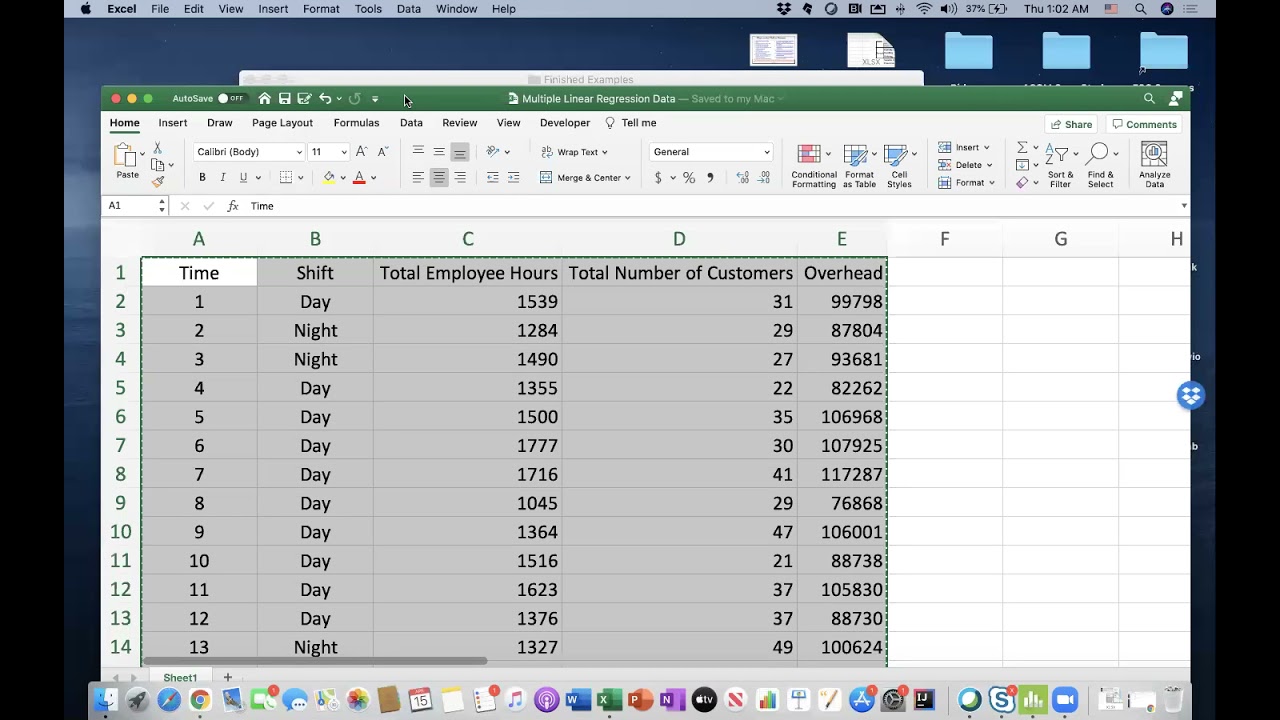 Multiple Linear Regression In Minitab Youtube
