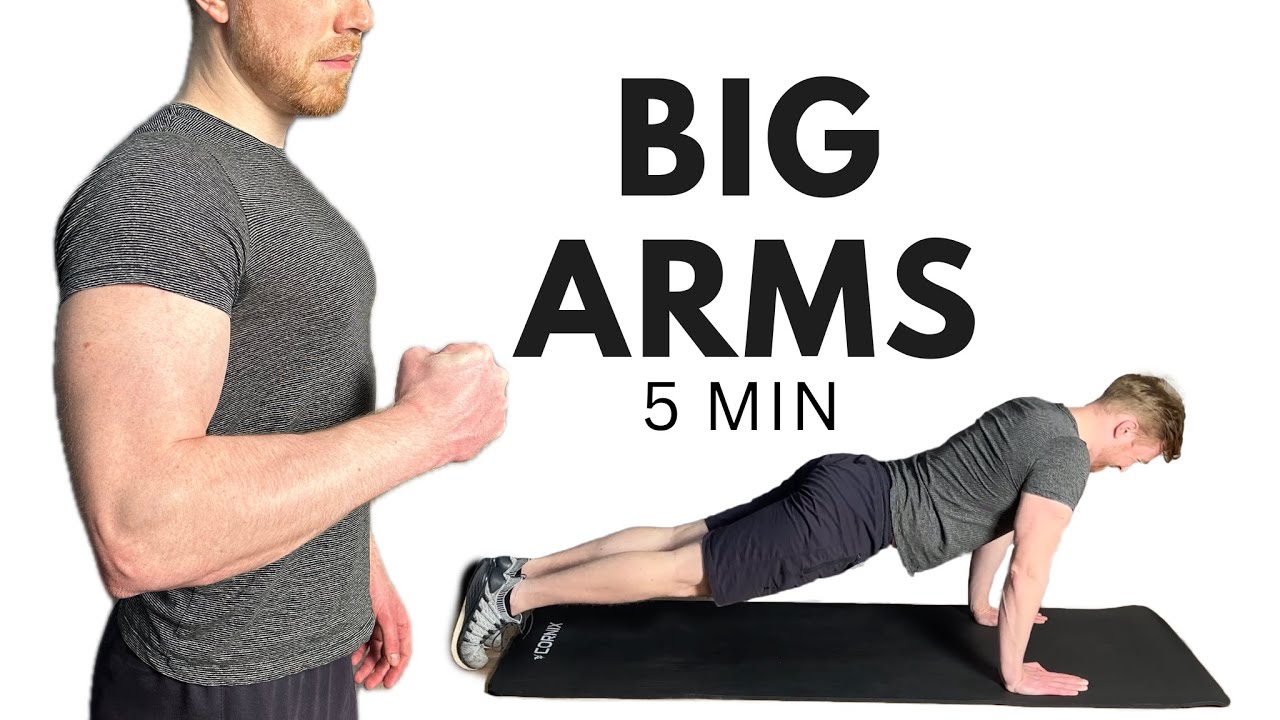 Build Big Arms In 5 Minutes At Home No Equipment Youtube