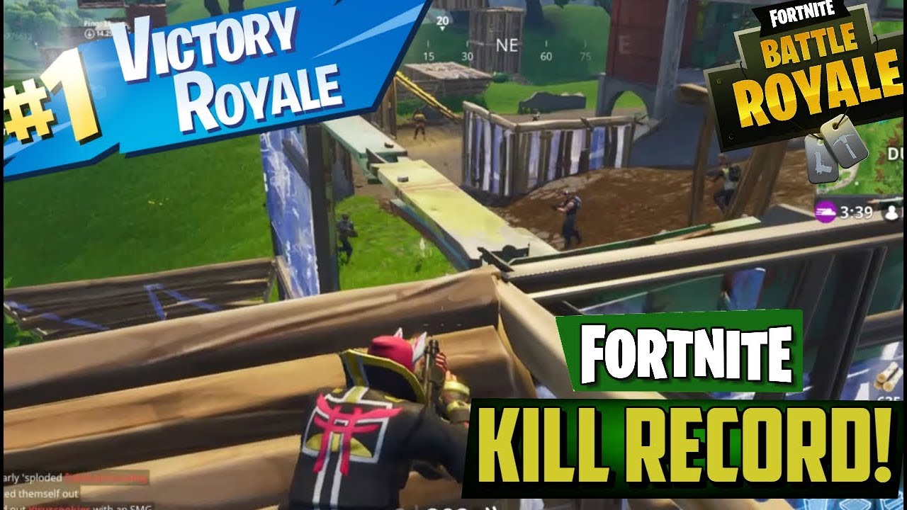 New Kill Record In Fortnite Battle Royale Youtube
