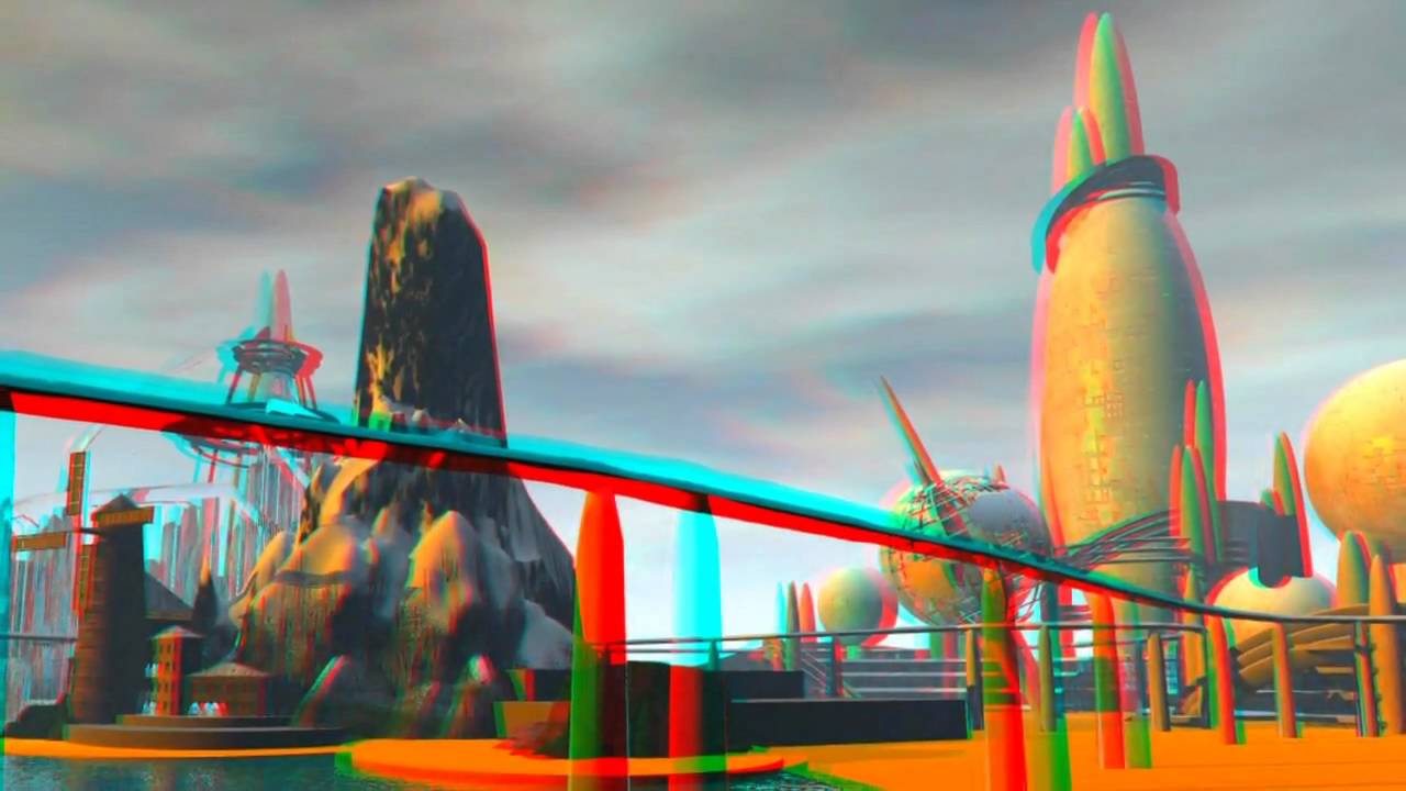Theme Park In 3d Anaglyph Hd Youtube