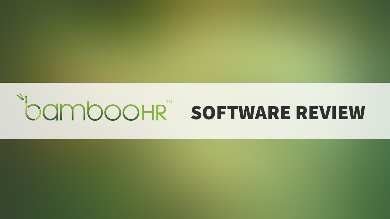 Bamboohr Software Demo Youtube