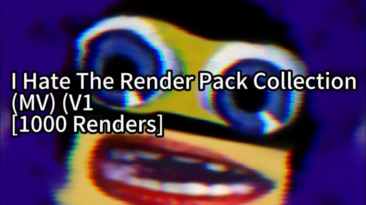 I Hate The Render Pack Collection Mv V1 1000 Renders Youtube