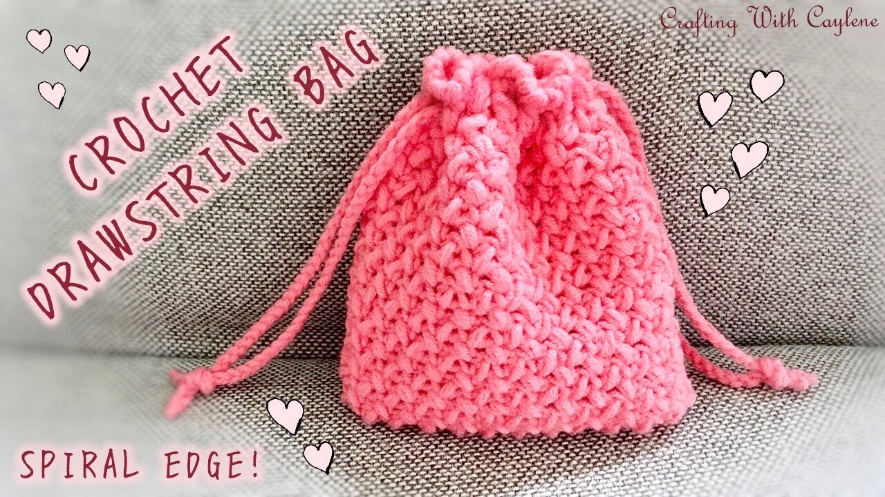 How To Line A Crochet Drawstring Bag At Sandra Karcher Blog