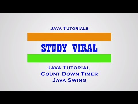 Java Gui Count Down Timer Java Swing Using Netbeans Study Viral