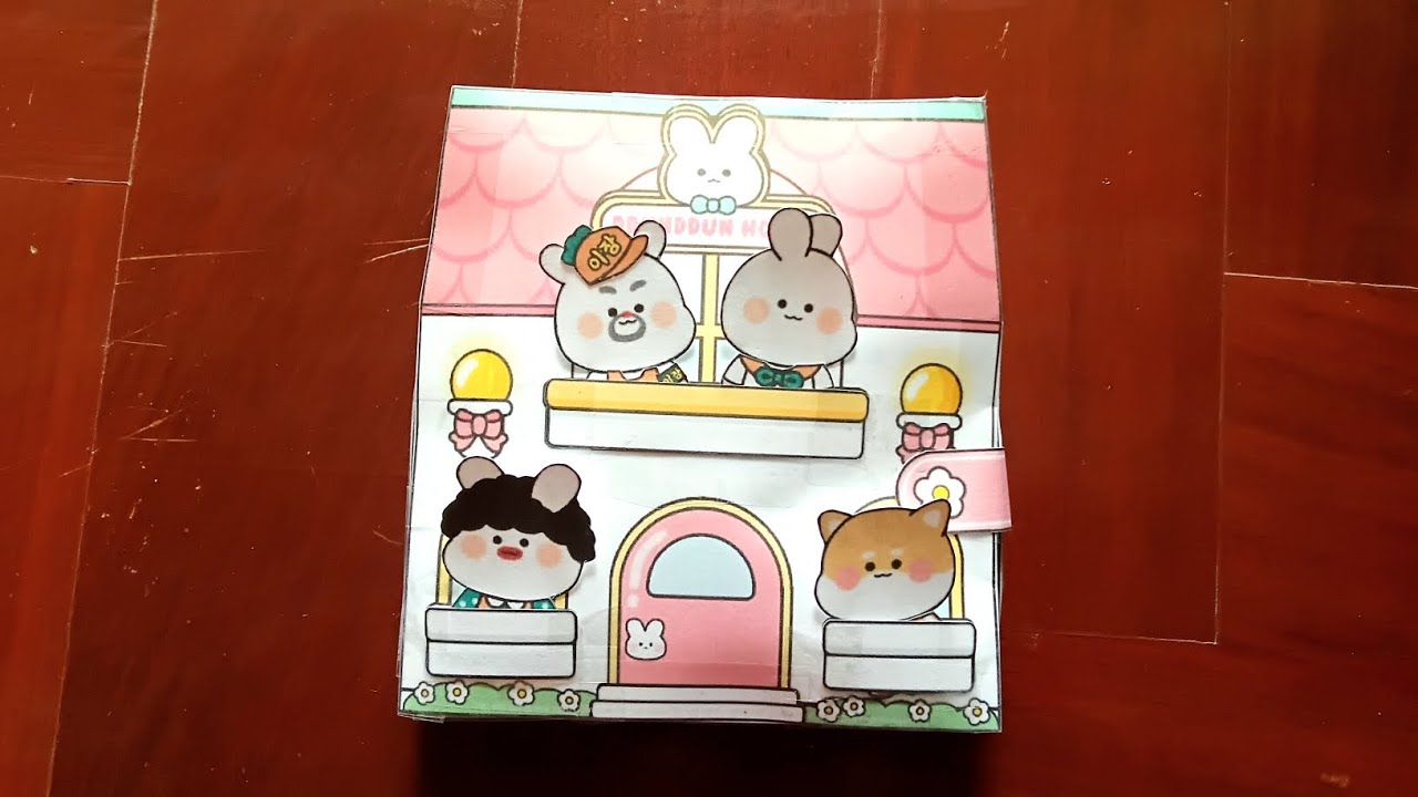 Paper Doll House Quiet Book Ddunddun House Linda Cvg Youtube