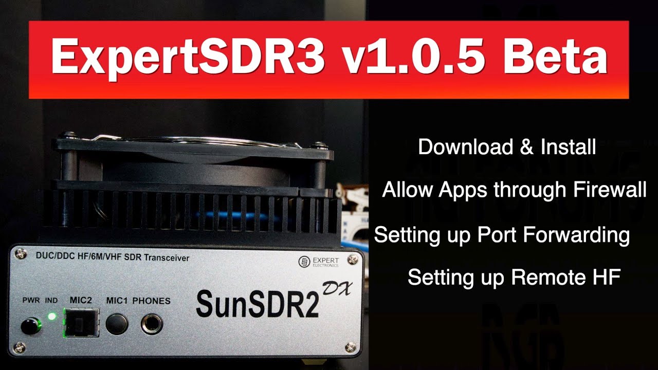 Expertsdr3 V1 0 5 Beta Download And Setting Up App Pass Thru And Port