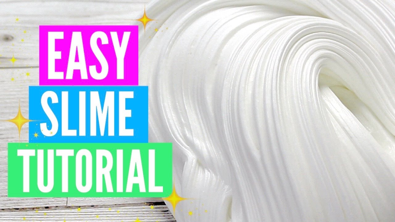 Easy How To Make Slime Tutorial For Beginners Youtube