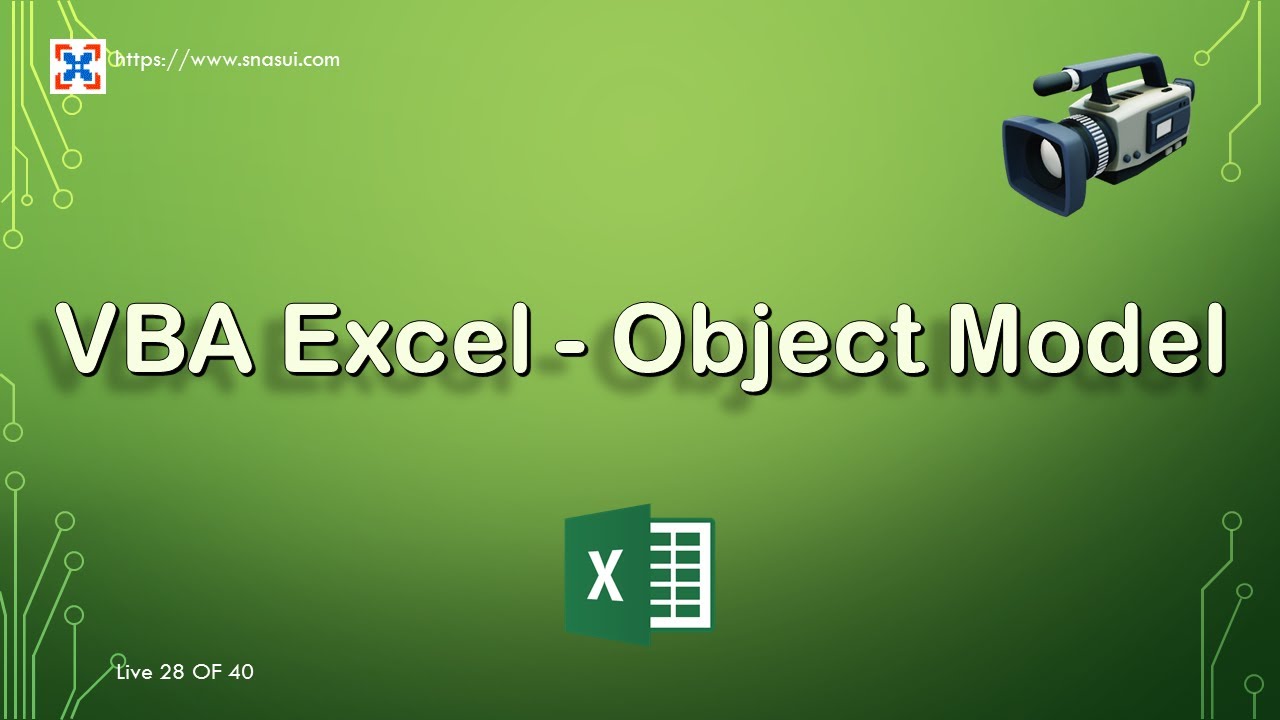 Vba Excel Object Model Youtube
