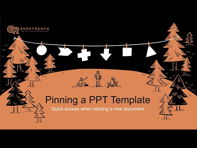 Pin Powerpoint Templates Light