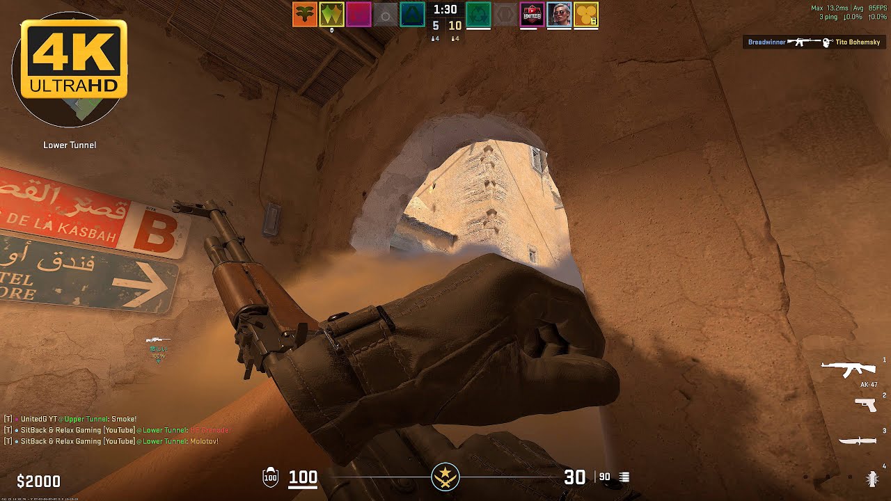 Counter Strike 2 Dust 2 Ranked Gameplay 4k Youtube