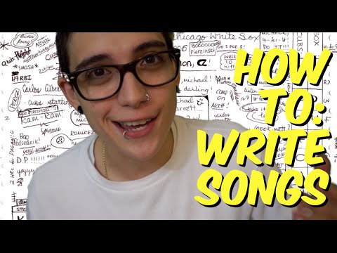 How To Write Songs Youtube