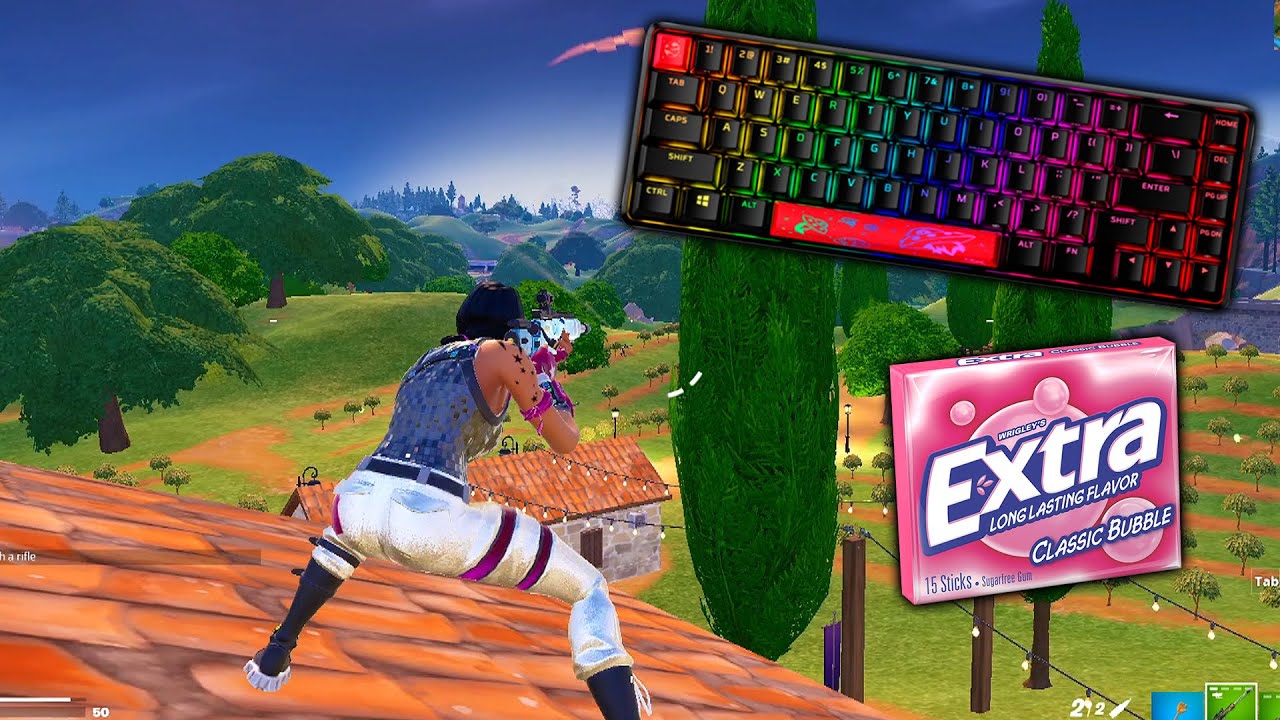 Asmr Tryhard Fortnite Gum Chewing Whispering And Keyboard Sounds