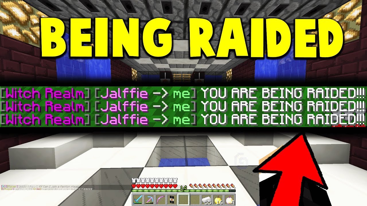 Being Raided While Raiding Minecraft Factions 780 Youtube