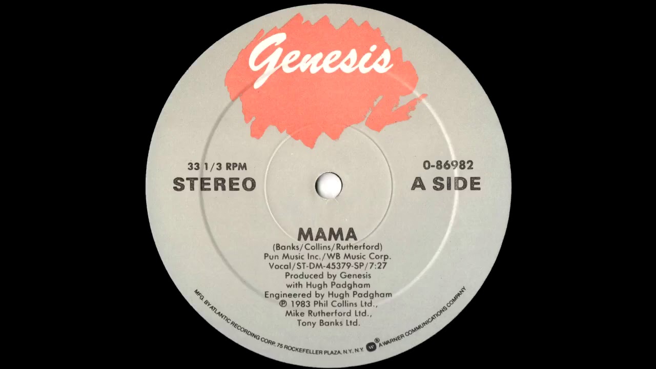 Genesis Mama Long Version 1983 Youtube