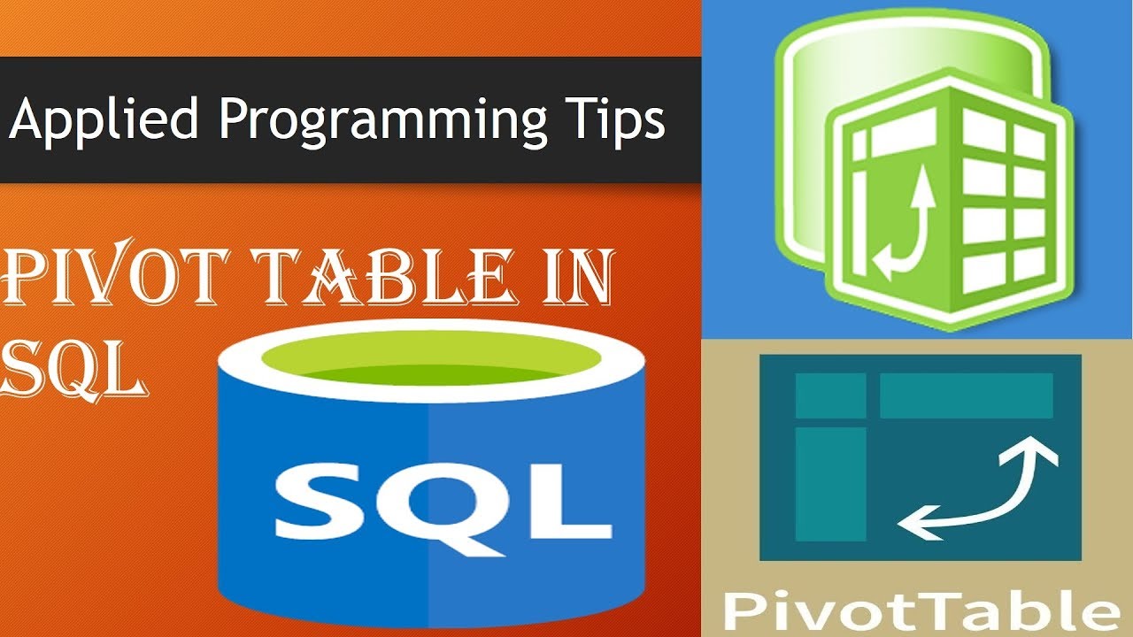 Pivot Table And Dynamic Pivot Table In Sql Server In 10 Mins Best