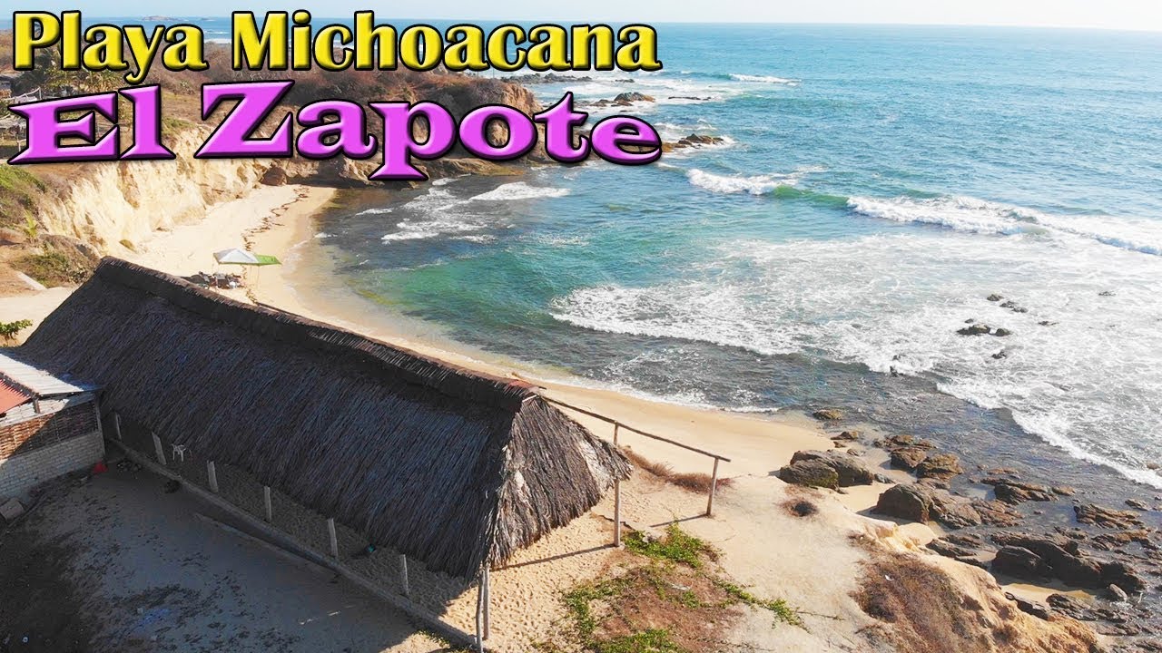 Playa Michoacana única Con Arrecífe De Coral Playa El Zapote Youtube